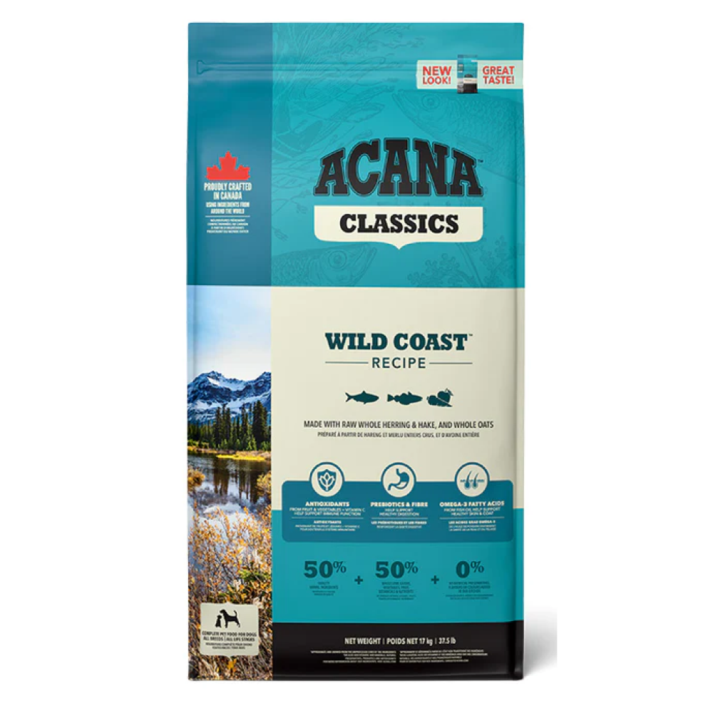 Buy Acana Classic Wild Coast Dog Dry Food - Pawsandpaws.com