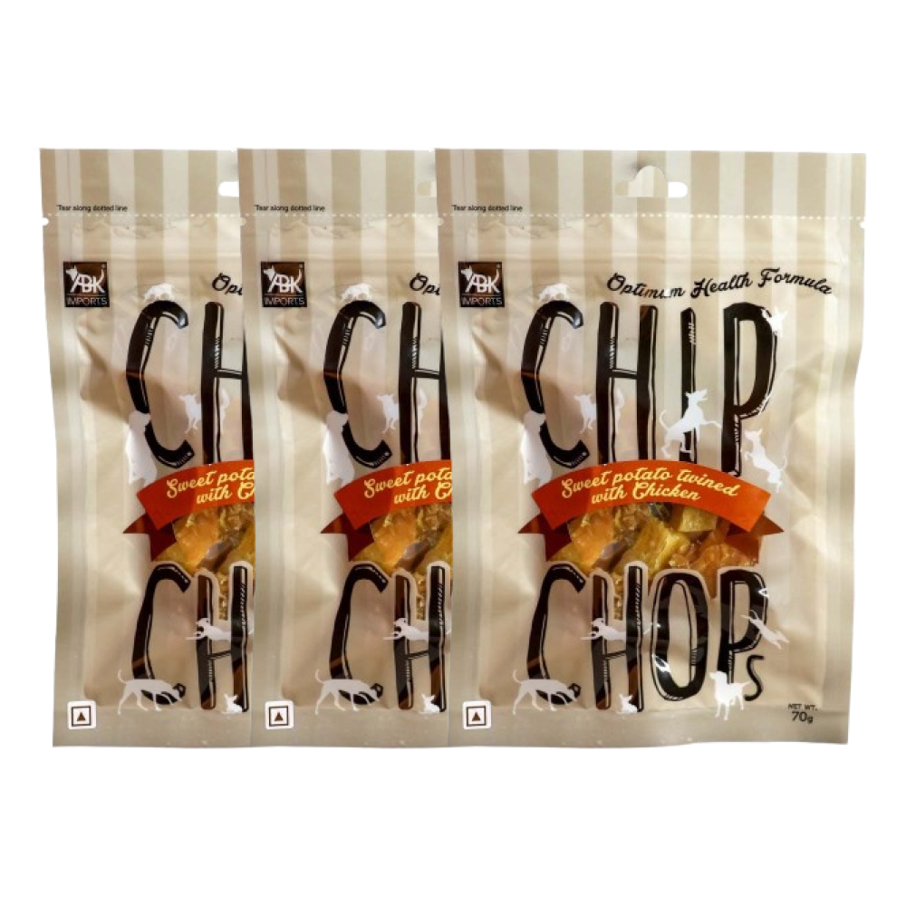 Buy Chip Chops Optimum Health Formula Dog Treats Sweet Potato Twined ...