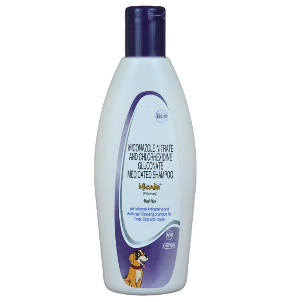 Buy Intas Micodin Antibacterial and Antifungal Cleansing Shampoo for ...