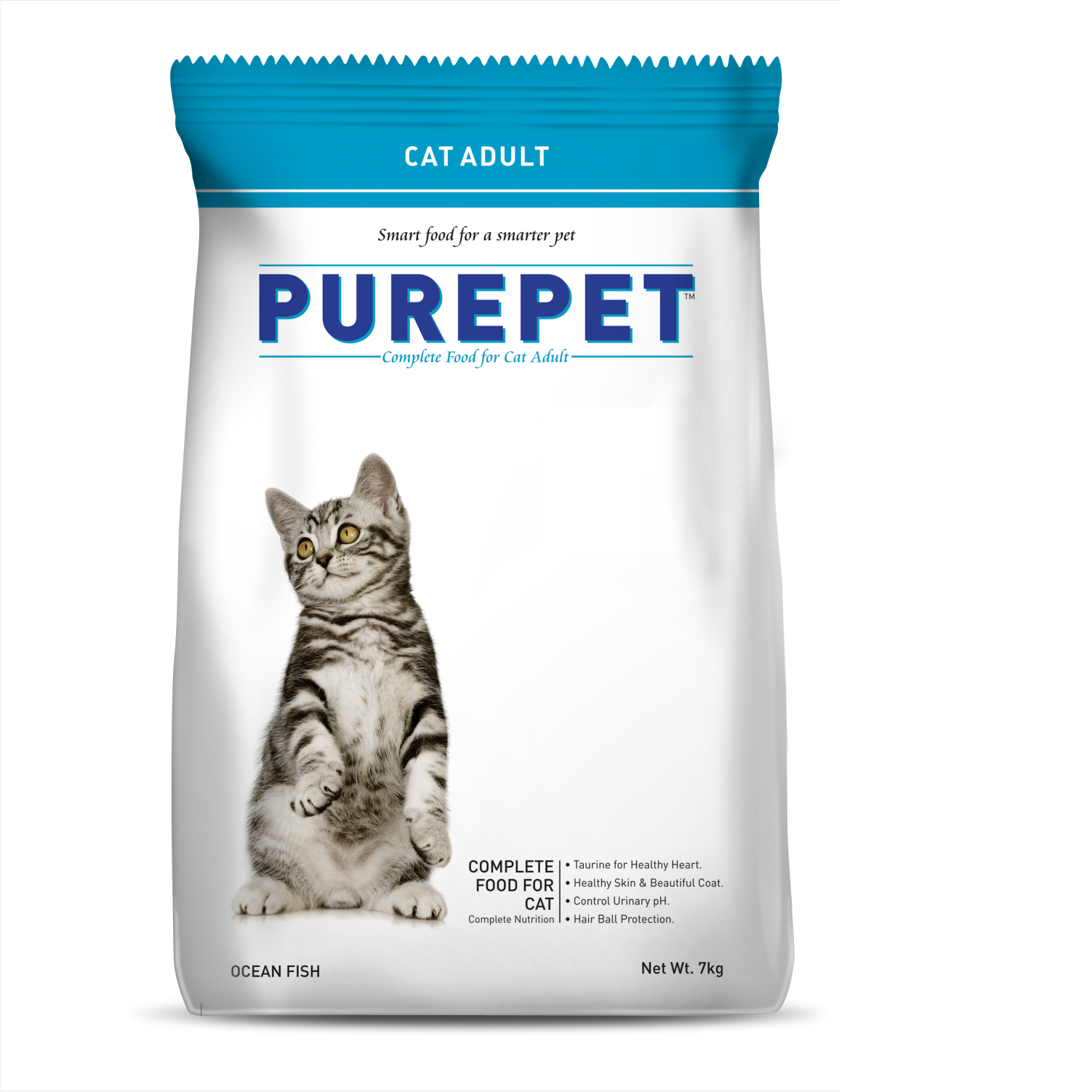 Buy Purepet Adult Dry Cat Food Ocean Fish - PawsAndPaws.com