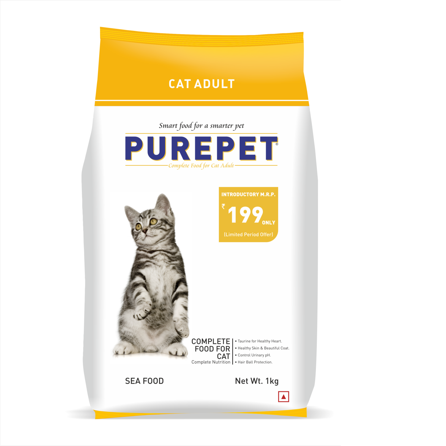 Buy Purepet Adult Dry Cat Food Sea Food - PawsAndPaws.com