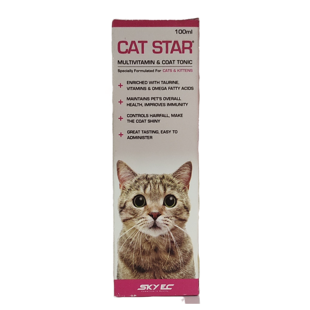 Buy Skyec Cat Star Syrup Multivitamin for Cats & Kittens - PawsAndPaws.com